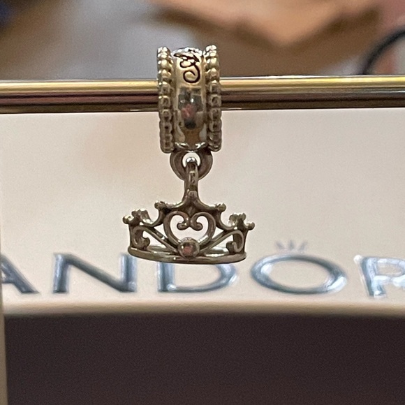Pandora | Jewelry | Copy Nib Disney X Pandora Ariel Crown Tiara Dangle ...